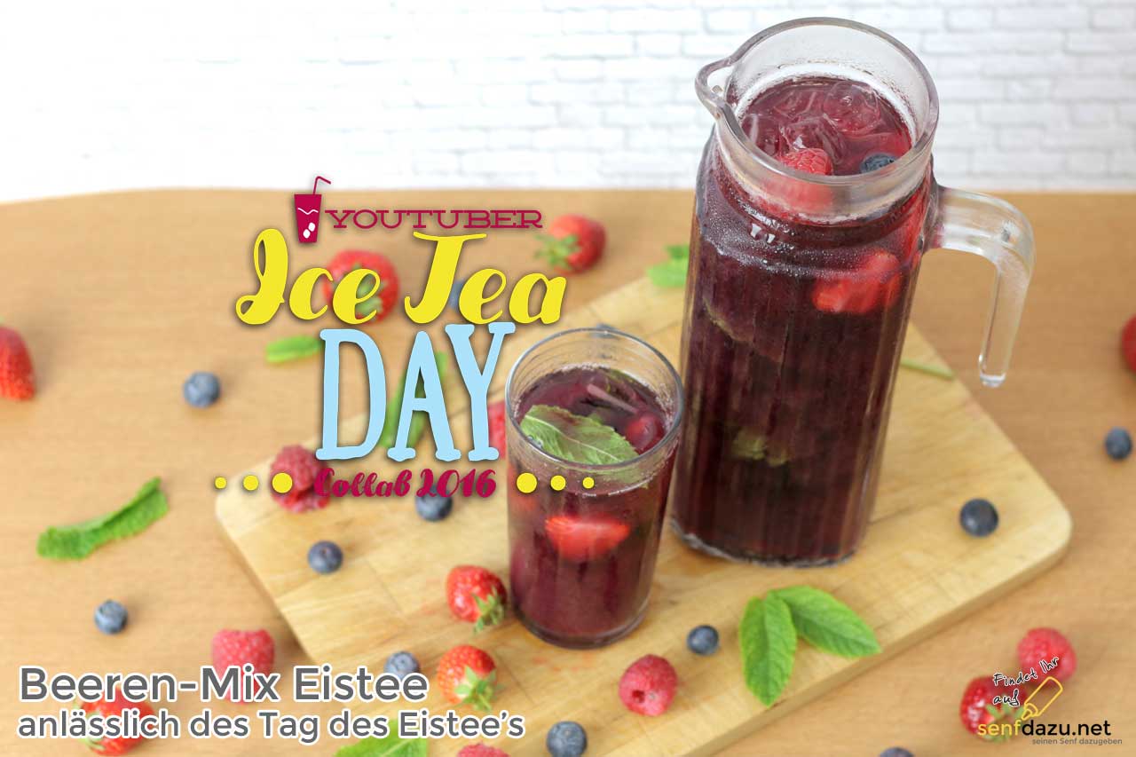 Beeren Mix Eistee Rezept - Kooperation zum Eisteetag